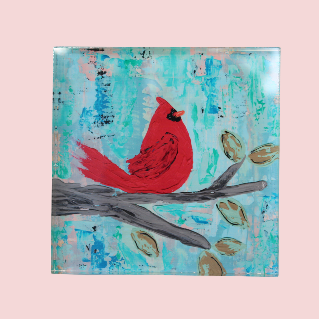 Acrylic Block Art Cardinals - PrayerBowls