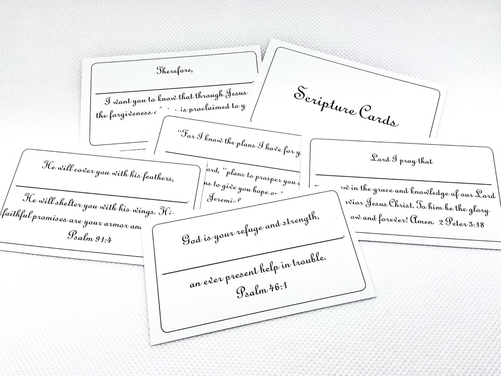 Scripture Cards- Scripture Verses for Daily Inspiration | PrayerBowls